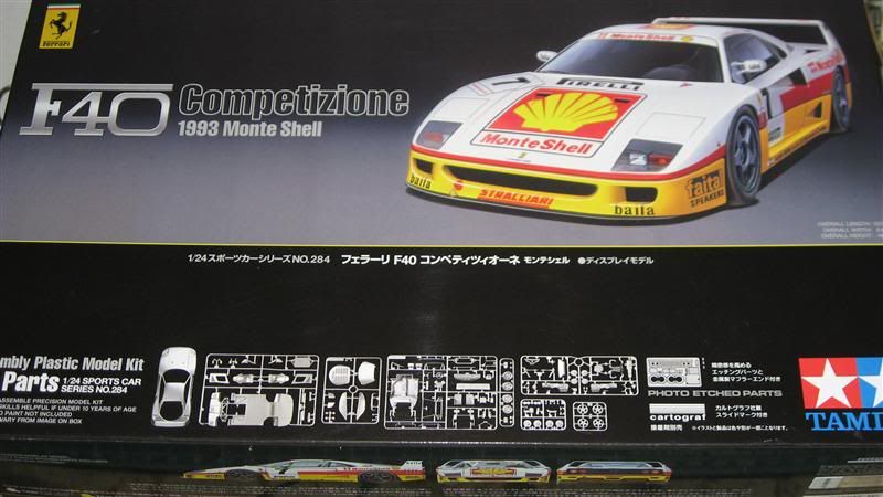 Ferrari F40 Competizione 1993 Monte Shell (Tamiya 1:24) - *** FERTIG