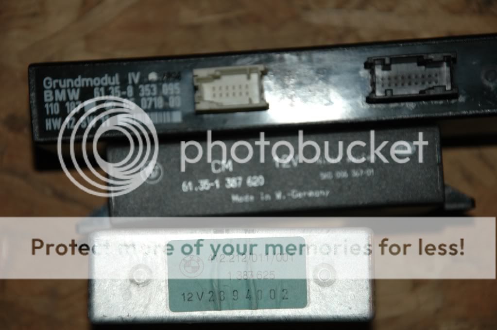 E36 Wiper, heater and relay control modules