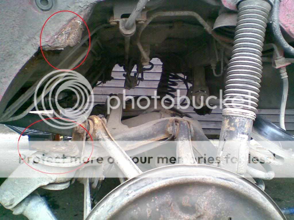 W124 rusted rear subframe mounts | Mercedes-Benz Owners' Forums